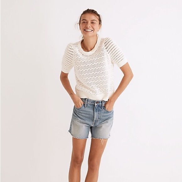 Madewell | Shorts | Madewell Relaxed Mid Length Denim Shorts Mid Rise ...